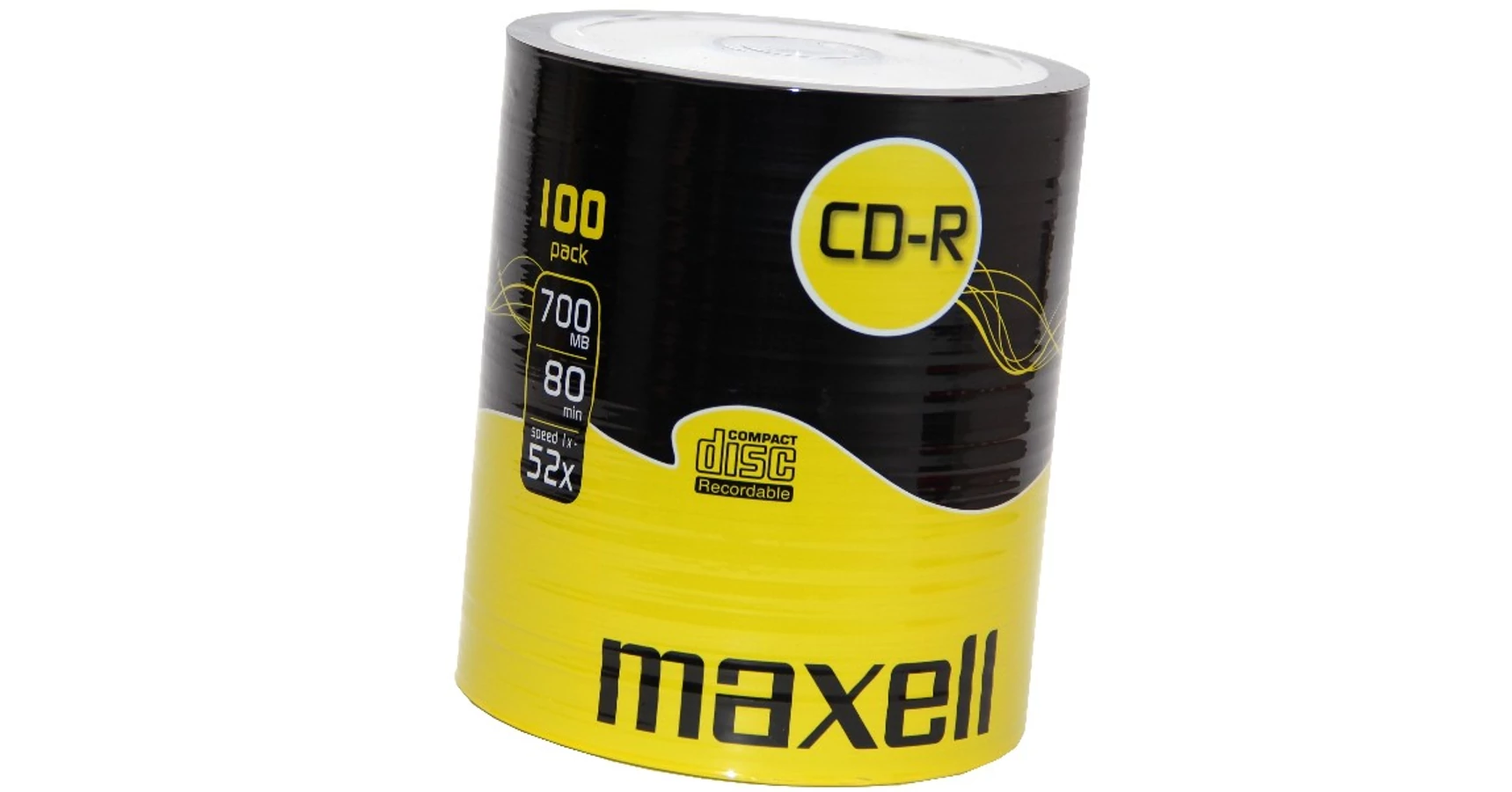 Maxell CD-R 52X lemez 700MB 80 perc - Shrink (100) (D179)